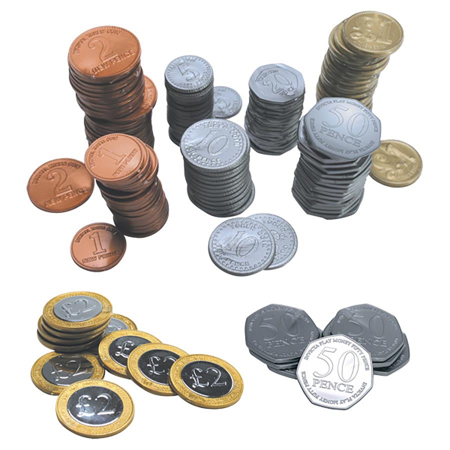 Invicta Play Money 10p Coins (100 pieces) – Invicta Education